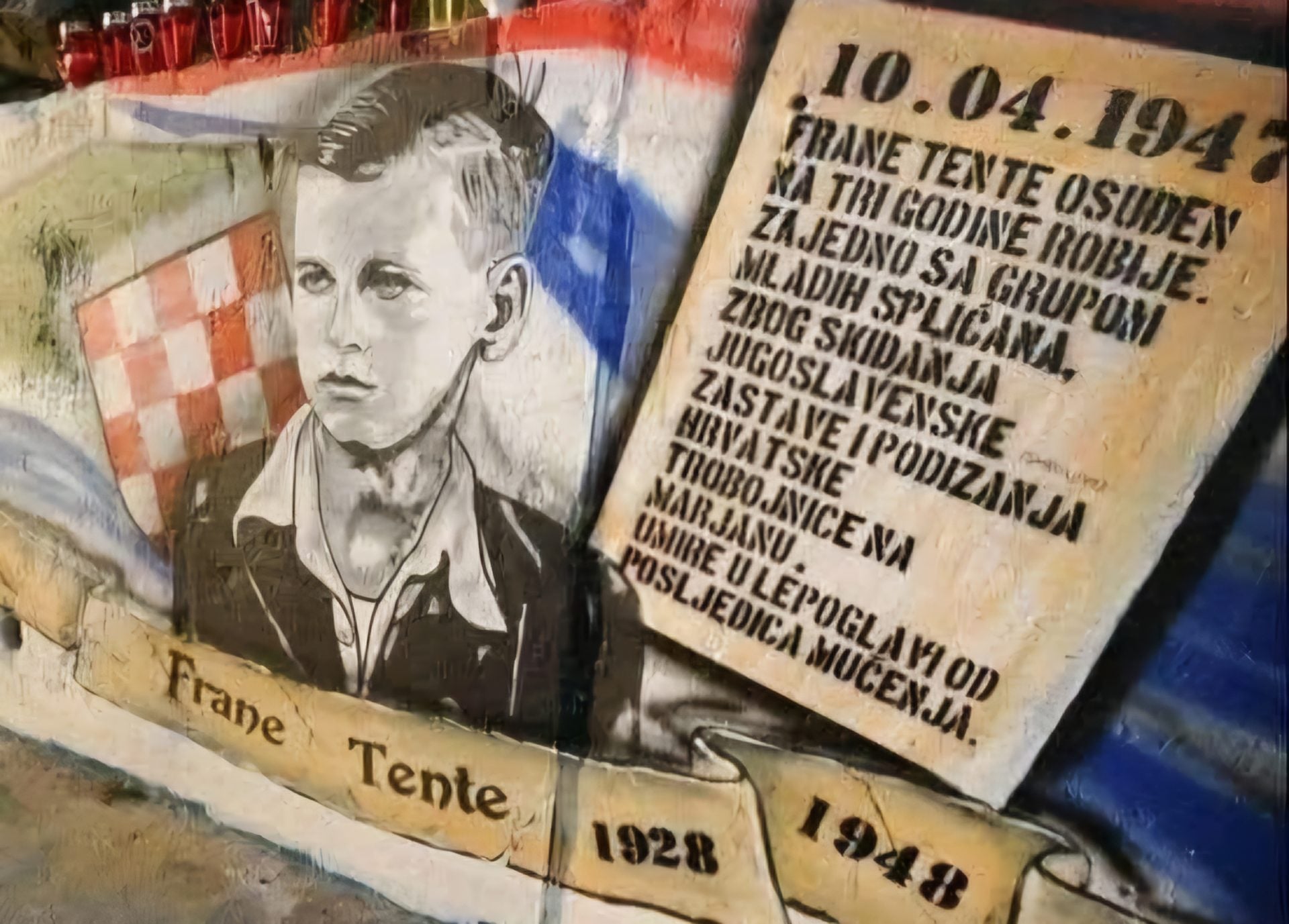 Frane Tente: Hrabri čin na Marjanu 1947. - Kamenjar